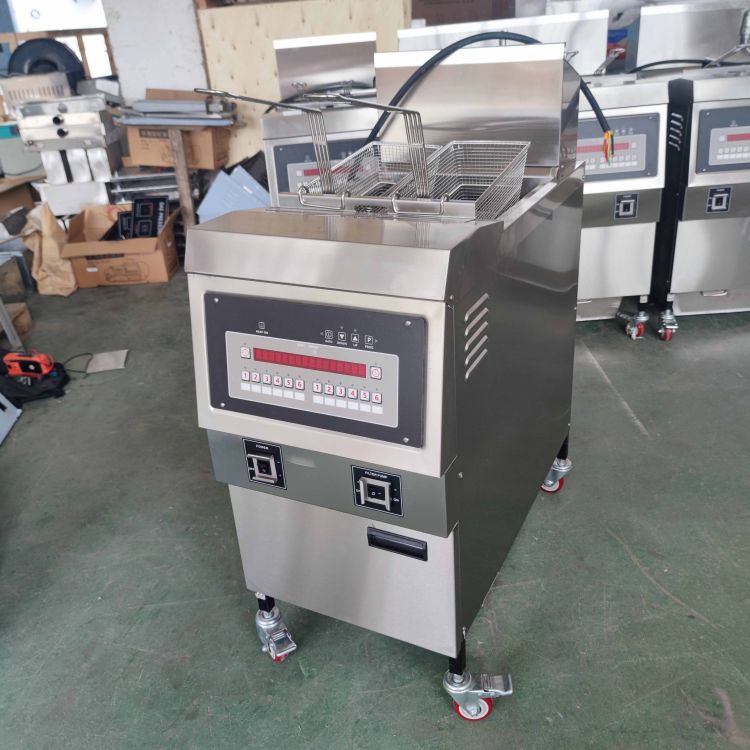Electric Open Fryer One pot 2 basket （ Programming, filter system ...