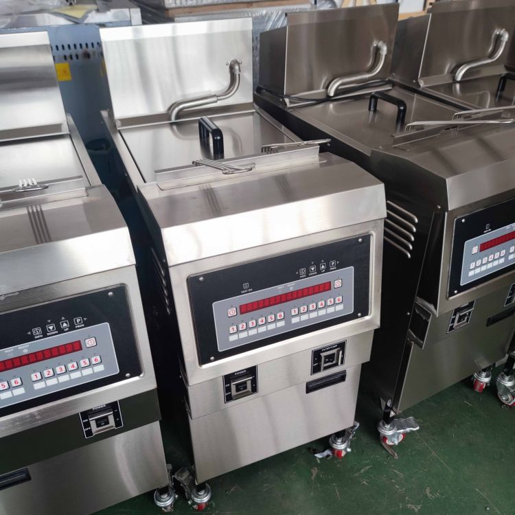 Electric Open Fryer One pot 2 basket （ Programming, filter system ...